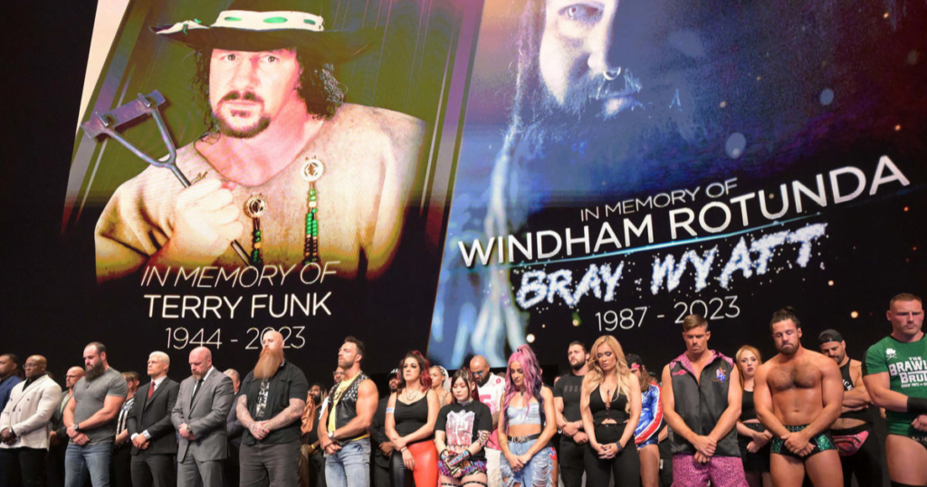 Bray Wyatt and Terry Funk Emotional tribute on WWE