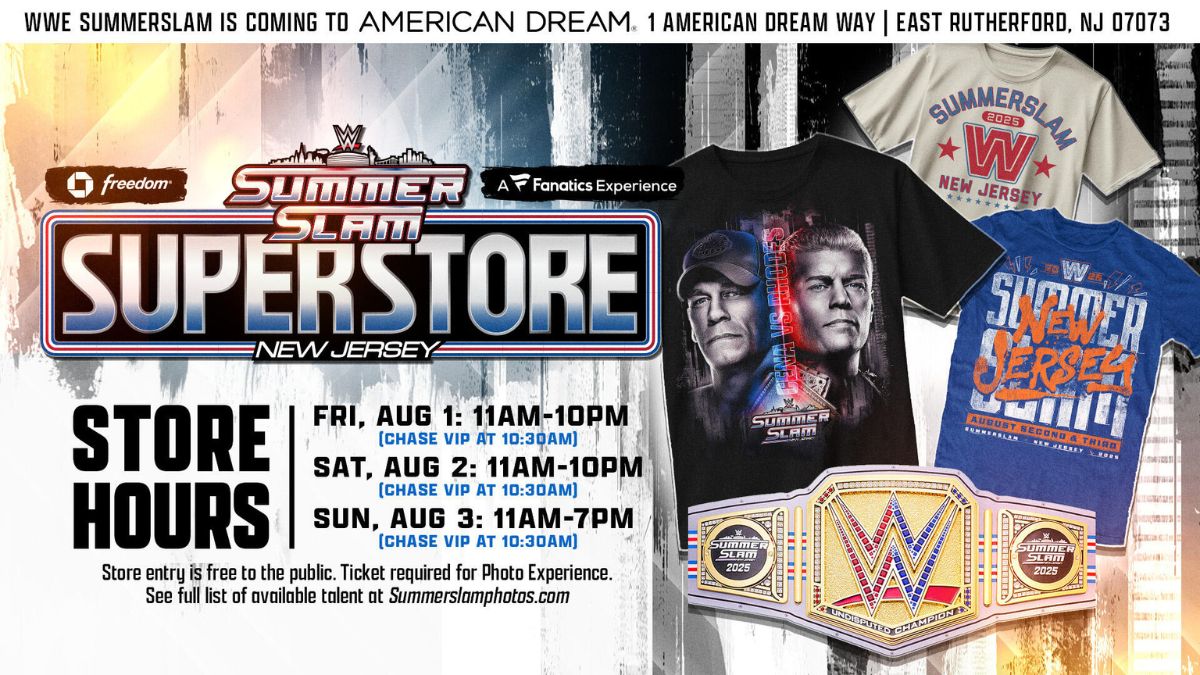 WWE SummerSlam Superstore & Meet-and-Greet 2025 NJ